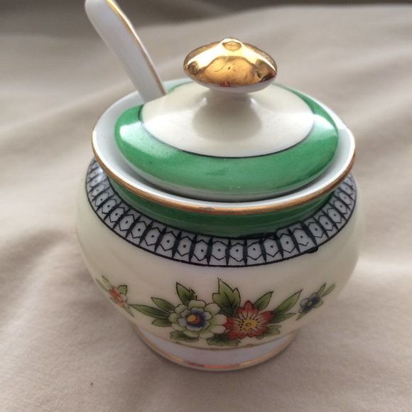 Vintage | Dining | Vintage Noritake From Japan Small Jam Mustard Jar ...